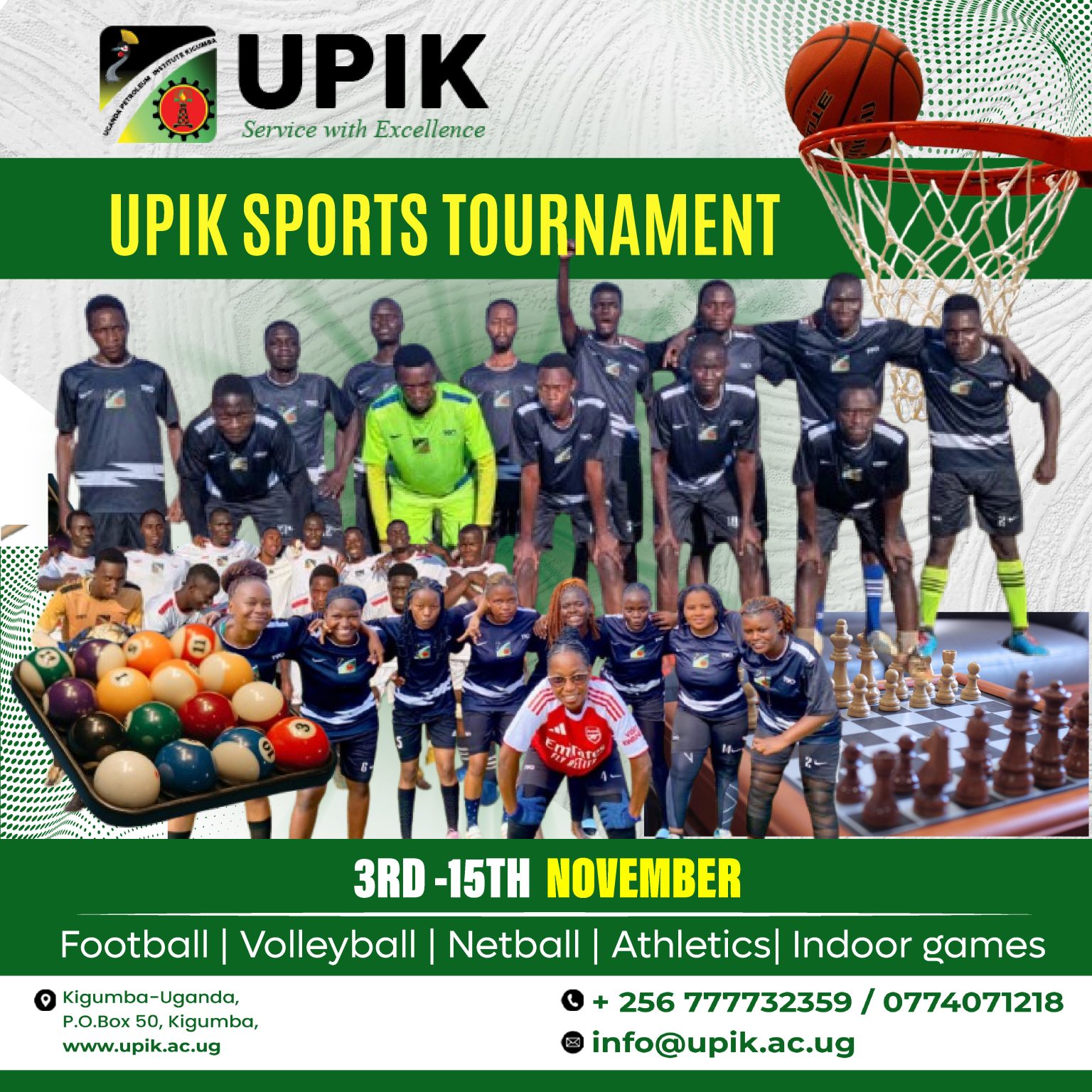 Study at UPIK | UGANDA PETROLEUM INSTITUTE, KIGUMBA